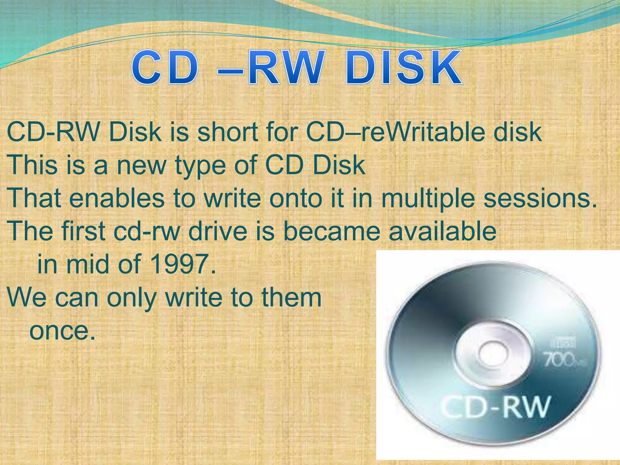 PPT on Auxiliary Storage Devices | PPTX