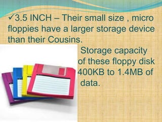 PPT on Auxiliary Storage Devices | PPTX
