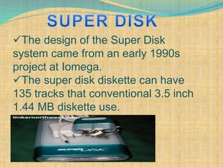 PPT on Auxiliary Storage Devices | PPTX