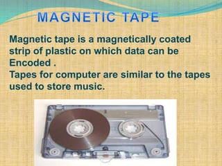 PPT on Auxiliary Storage Devices | PPTX