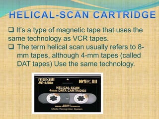 PPT on Auxiliary Storage Devices | PPTX