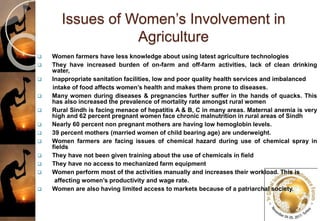 AlHuda CIBE - Women in Agriculture | PPT
