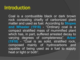 SPONTANEOUS COMBUSTION IN COAL WITH REFERENCE TO JHARIA AREA | PDF