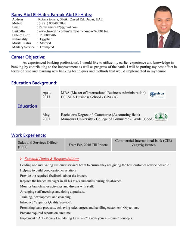 Mr.ramy abd el hafez cv | PDF