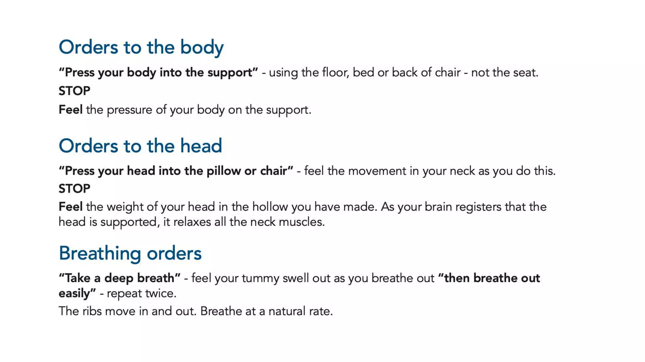 MITCHELL’S RELAXATION TECHNIQUE | PDF