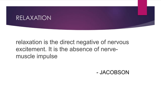 MITCHELL’S RELAXATION TECHNIQUE | PDF | Pregnancy | Reproductive Health