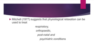 MITCHELL’S RELAXATION TECHNIQUE | PDF