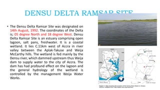 Presentation Wetlands and ramsar sites in Ghana and their benefits to ...