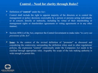 Companies Act, 2013 And Draft Rules Broad Overview... | PPT
