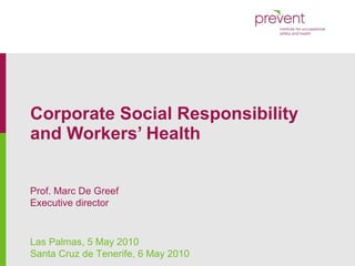 Mr. Marc de Greef | PPT