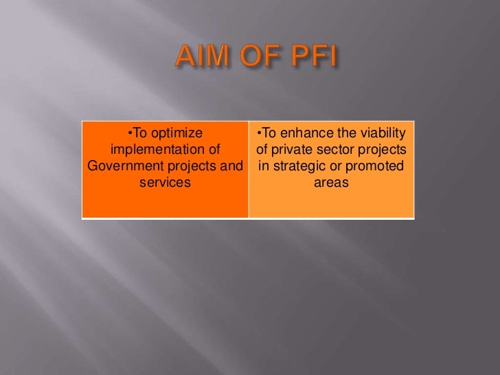 Private Finance Initiative PFI private-finance-initiative-pfi