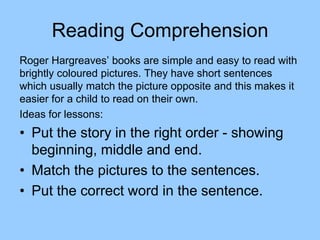 Mr men and little miss presentation | PPTX