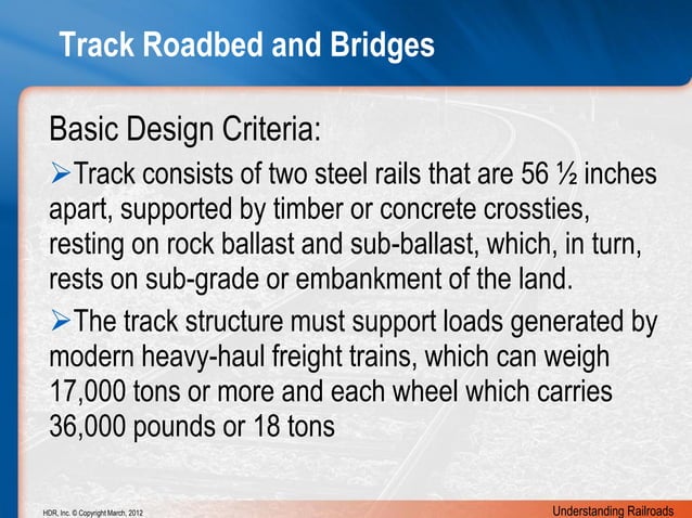 Mr. mohamad dichari us standards for railroad types, infrastructure and ...