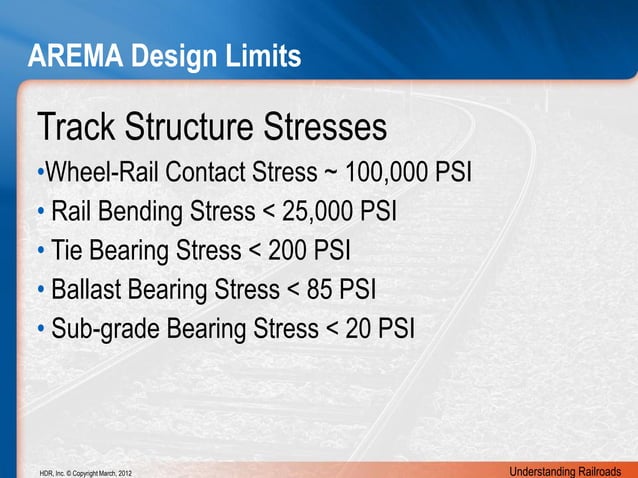 Mr. mohamad dichari us standards for railroad types, infrastructure and arema verses uic design ...