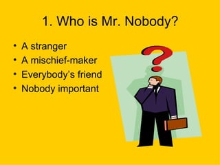 Mr.nobody ppt | PPT