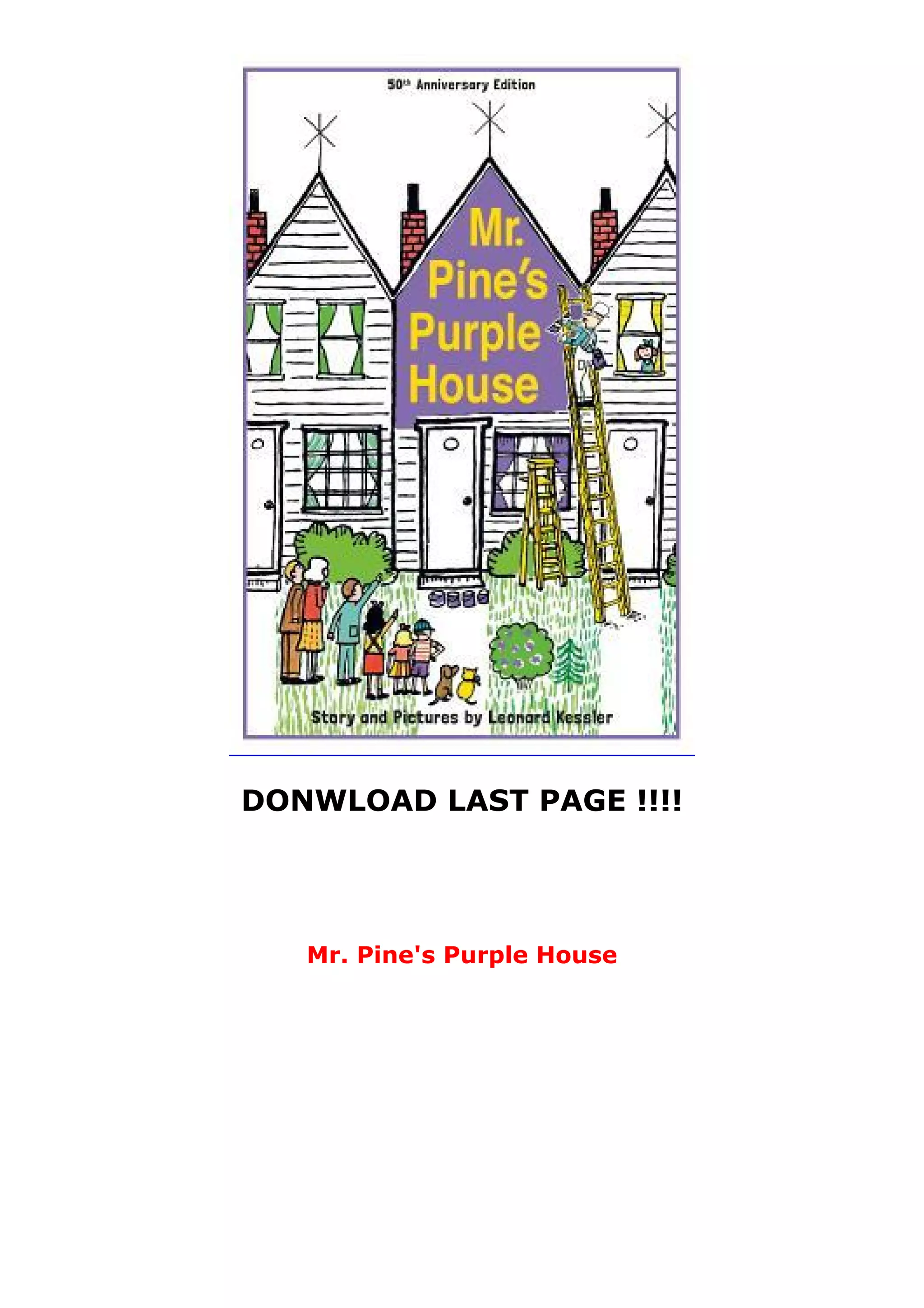 Mr. Pine's Purple House | PDF