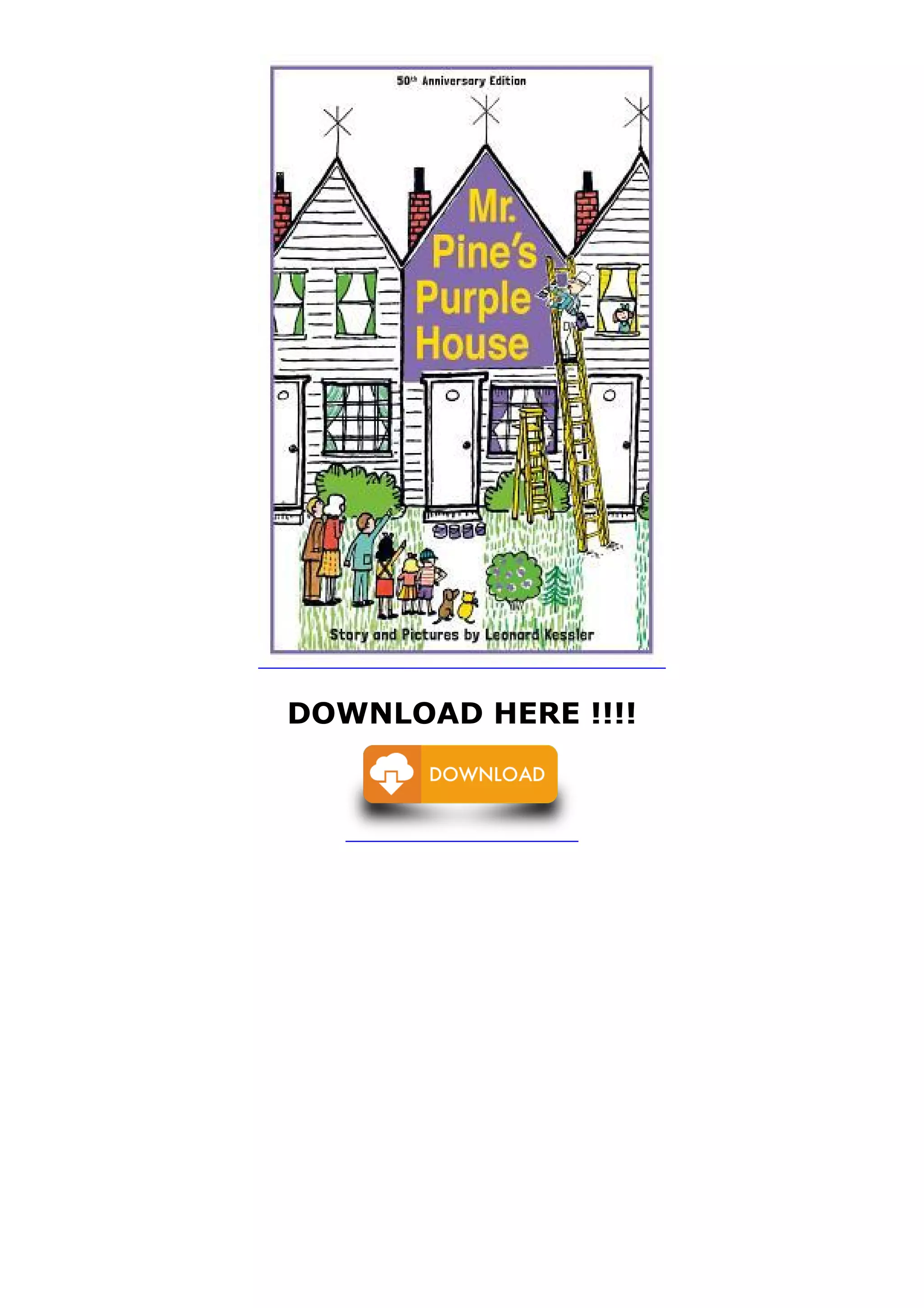 Mr. Pine's Purple House | PDF