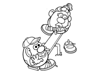 Mr potato head Colouring Pages and Kids Colouring Activities | PPSX