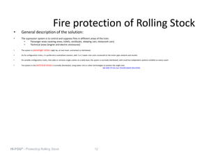 Mr. teemu sipila protecting rolling stock - water mist fire protection ...
