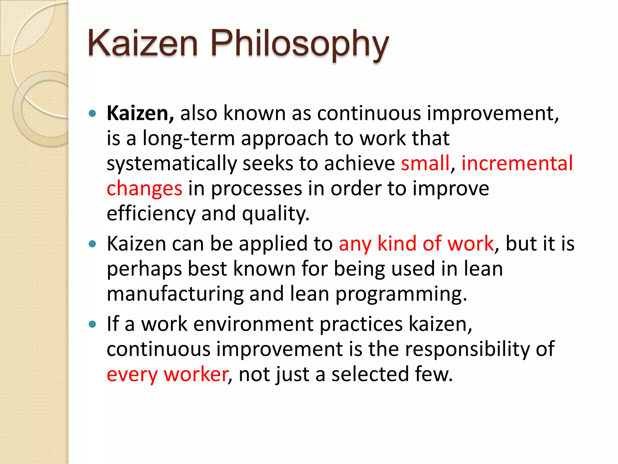 Mr. yasser mostafa kaizen the key to japan’s competitive success | PPTX