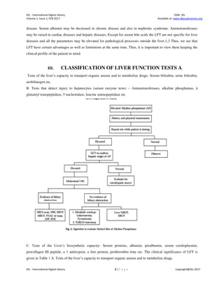 Liver Function Tests and their Interpretation | PDF