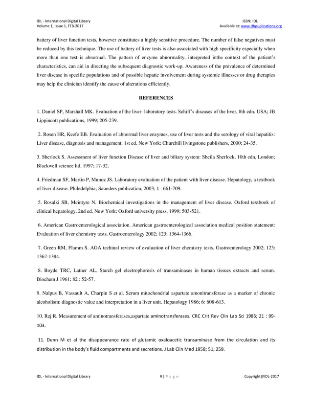 Liver Function Tests and their Interpretation | PDF | Blood Disorders ...