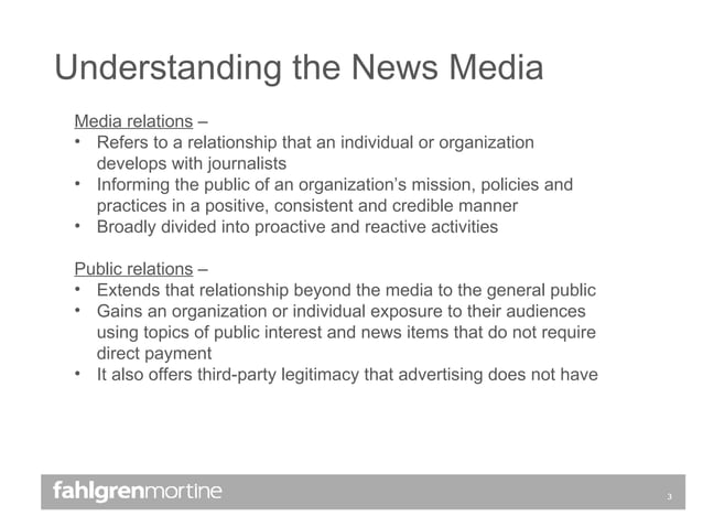 Media Relations 101 | PPT | Media Industry | Industries