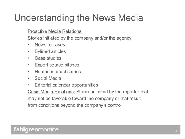 Media Relations 101 | PPT | Media Industry | Industries