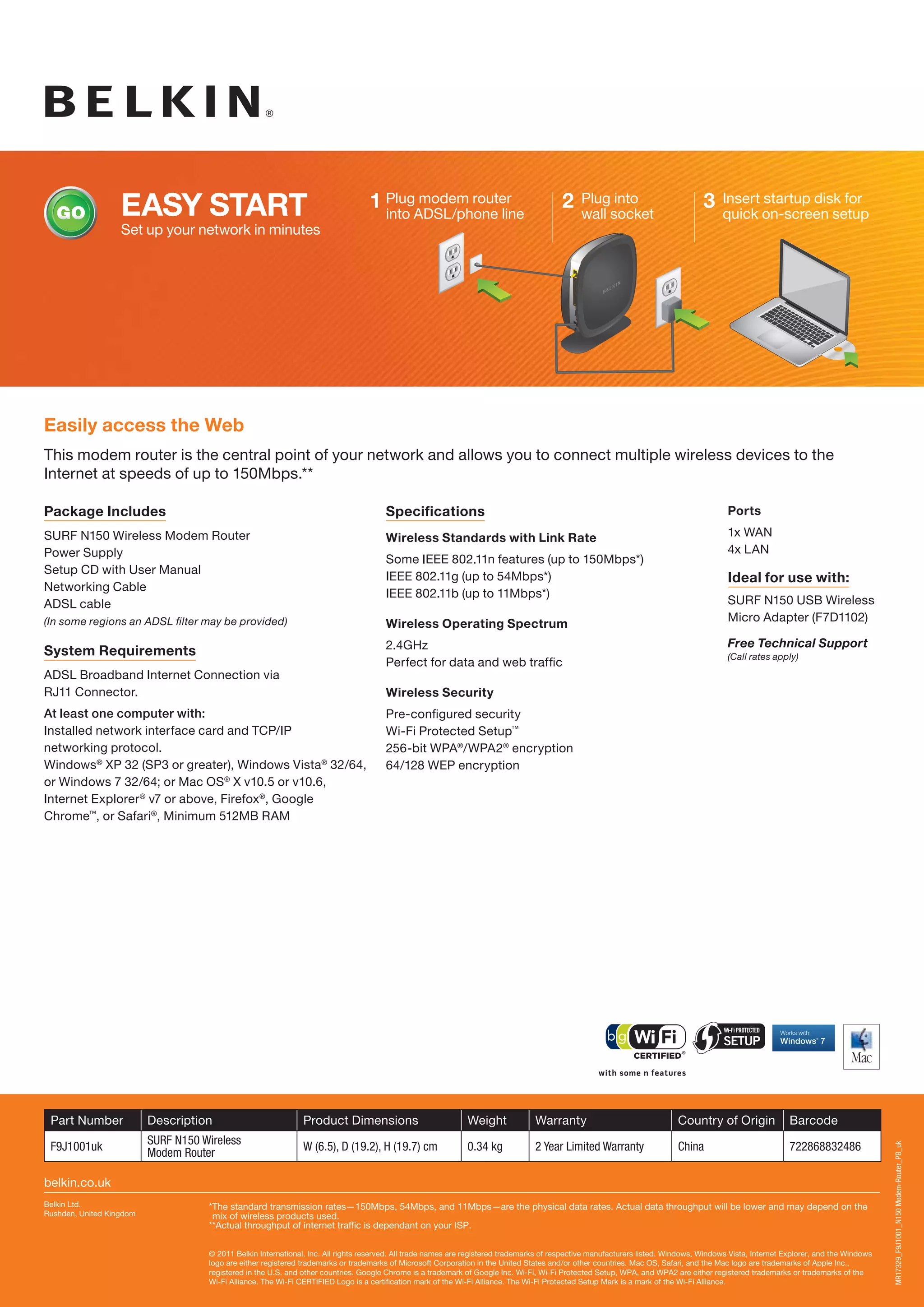 N150 modem-router_pb_uk | PDF