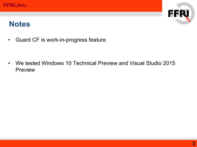 MR201412 Windows New Security Features - Control Flow Guard | PPT