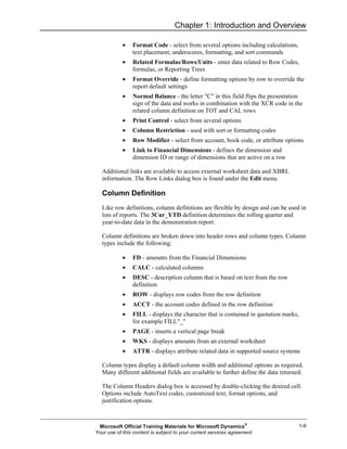 Mr20 enus 01-Report Design in Management Reporter 2.0 for Microsoft ...