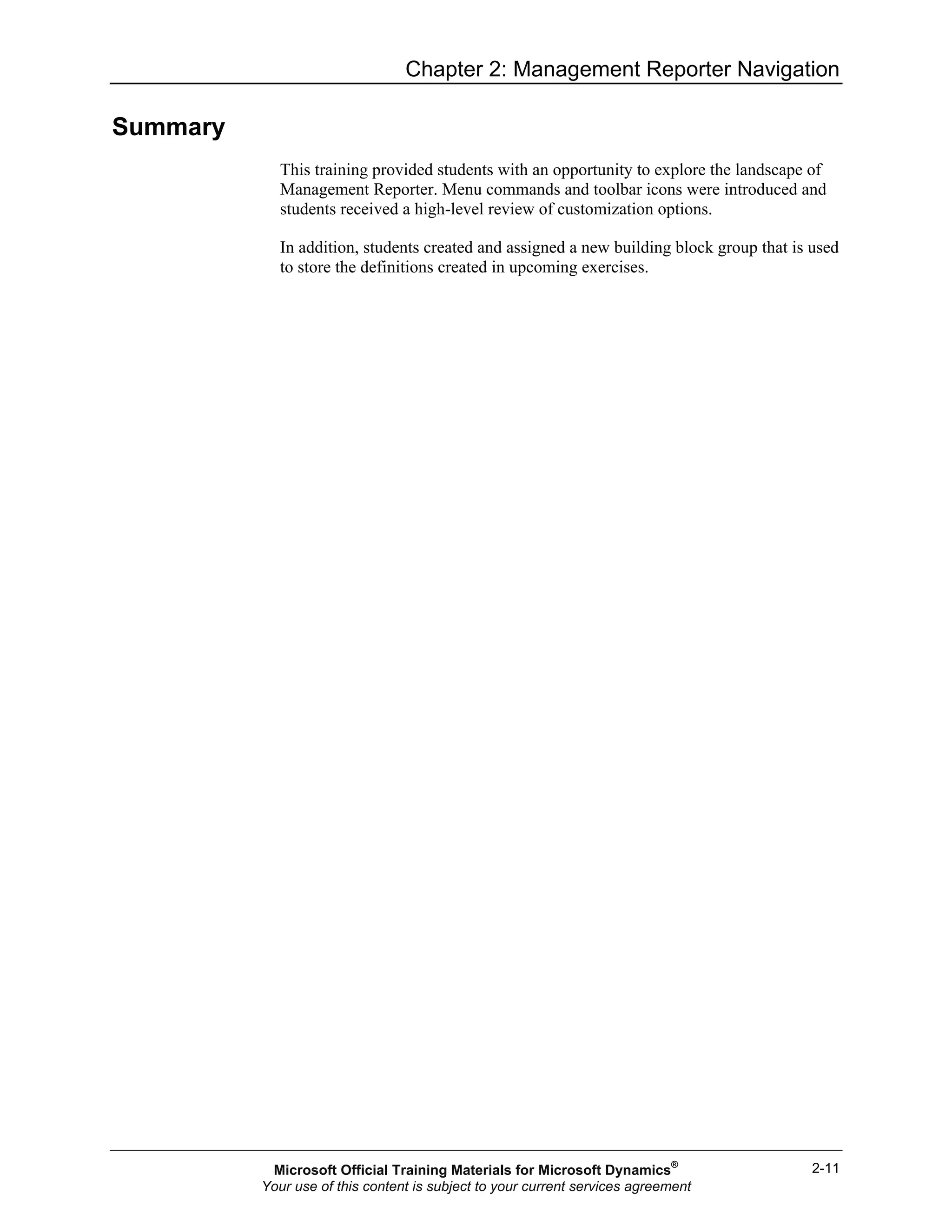 Mr20 enus 02-Report Design in Management Reporter 2.0 for Microsoft ...