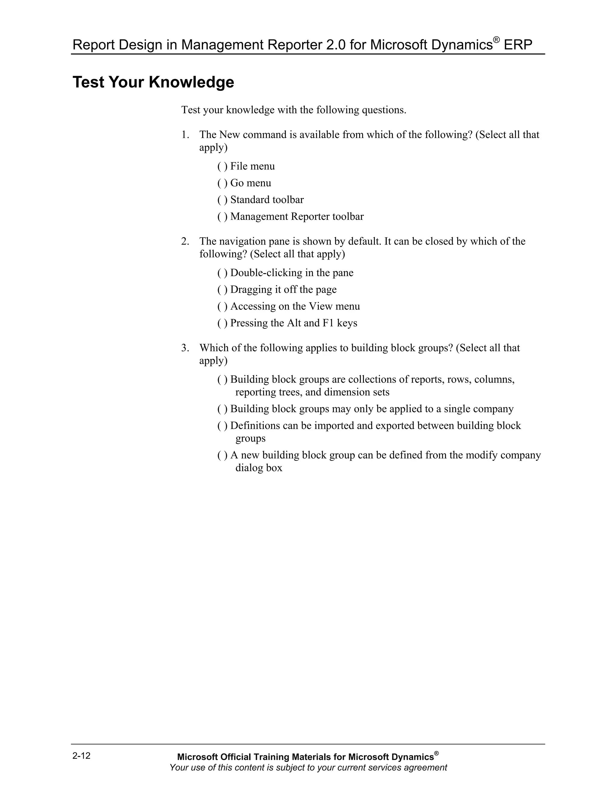 Mr20 enus 02-Report Design in Management Reporter 2.0 for Microsoft ...