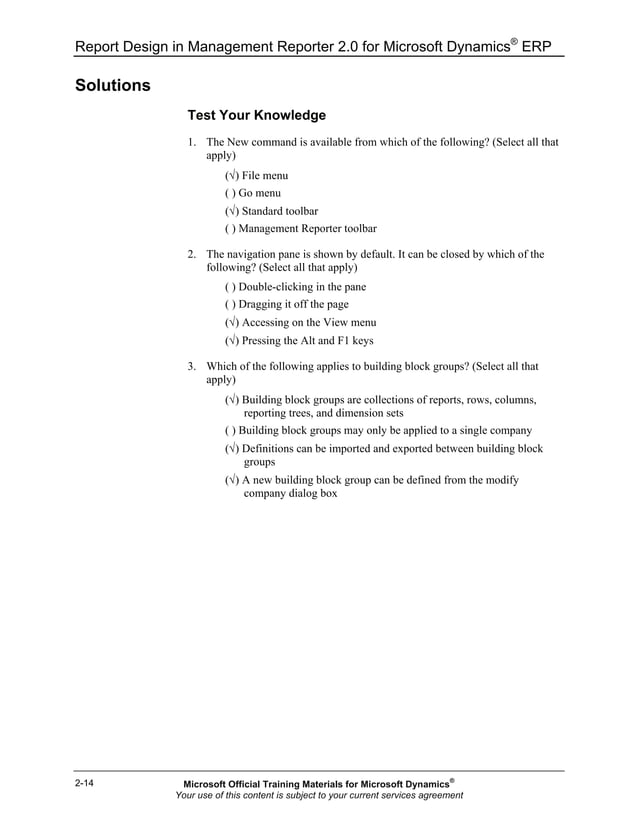 Mr20 enus 02-Report Design in Management Reporter 2.0 for Microsoft ...