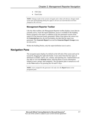 Mr20 enus 02-Report Design in Management Reporter 2.0 for Microsoft ...