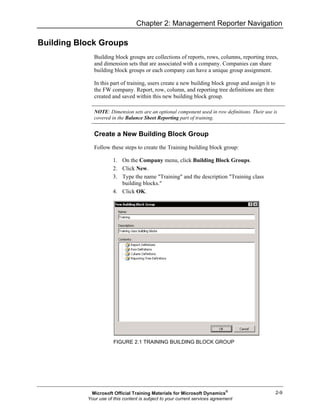 Mr20 enus 02-Report Design in Management Reporter 2.0 for Microsoft ...