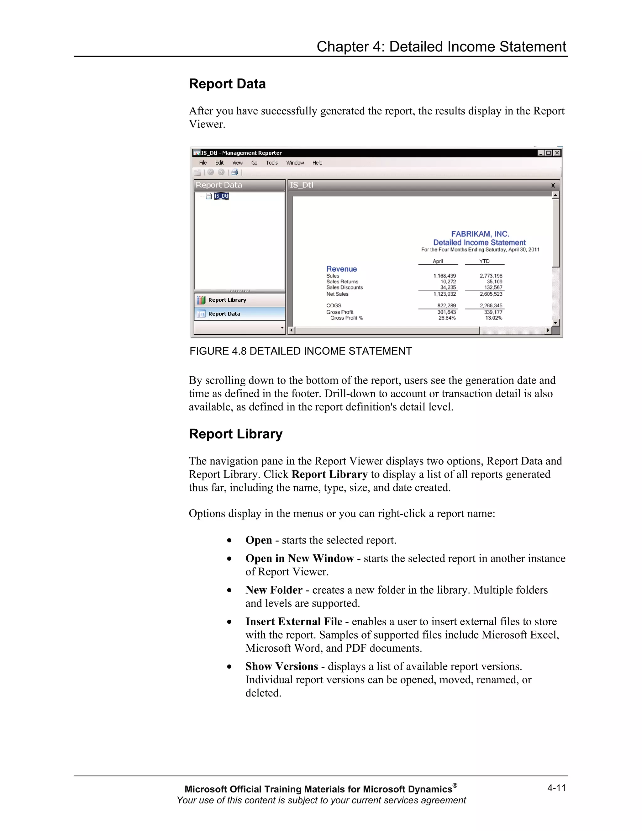 Mr20 enus 04-Report Design in Management Reporter 2.0 for Microsoft Dynamics® ERP | PDF