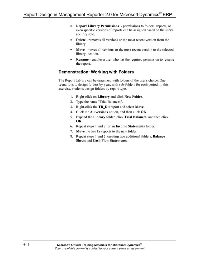 Mr20 enus 04-Report Design in Management Reporter 2.0 for Microsoft ...