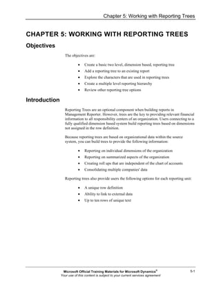 Mr20 enus 05-Report Design in Management Reporter 2.0 for Microsoft ...