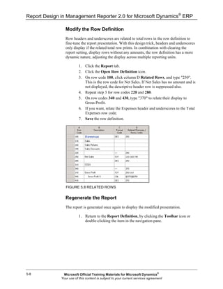 Mr20 enus 05-Report Design in Management Reporter 2.0 for Microsoft ...