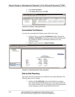 Mr20 enus 06-Report Design in Management Reporter 2.0 for Microsoft ...