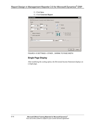 Mr20 enus 06-Report Design in Management Reporter 2.0 for Microsoft ...