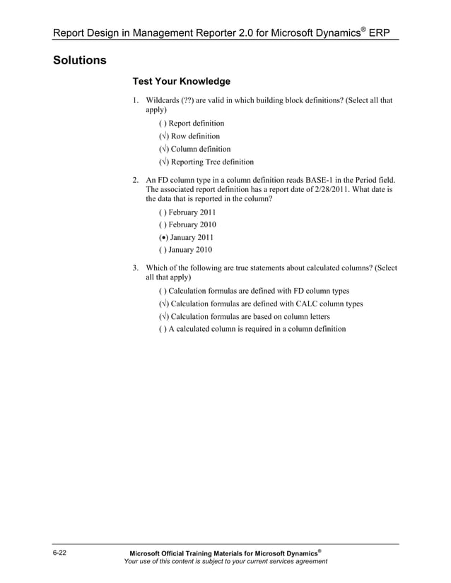 Mr20 enus 06-Report Design in Management Reporter 2.0 for Microsoft ...
