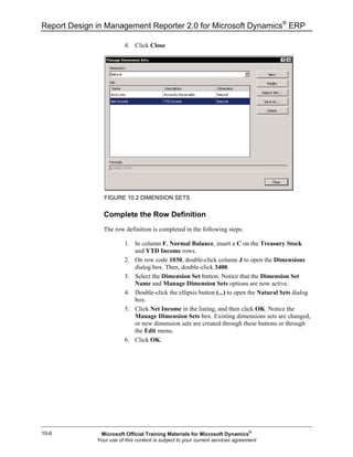 Mr20 enus 10-Report Design in Management Reporter 2.0 for Microsoft ...
