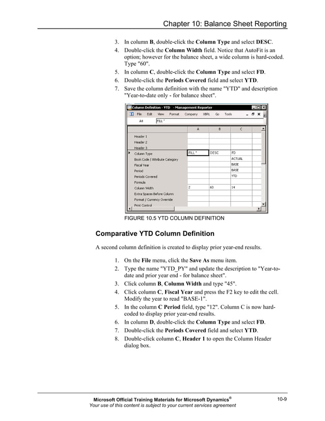 Mr20 enus 10-Report Design in Management Reporter 2.0 for Microsoft Dynamics® ERP | PDF | Stocks ...