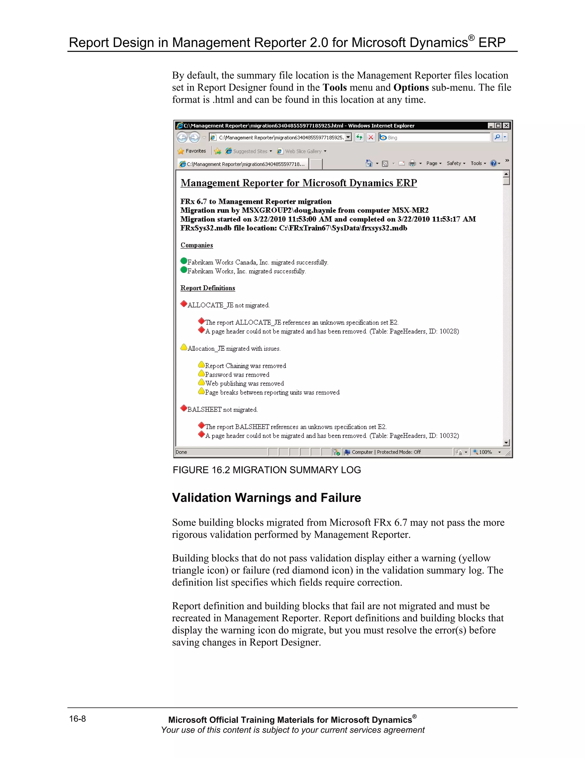 Mr20 enus 16-Report Design in Management Reporter 2.0 for Microsoft Dynamics® ERP | PDF