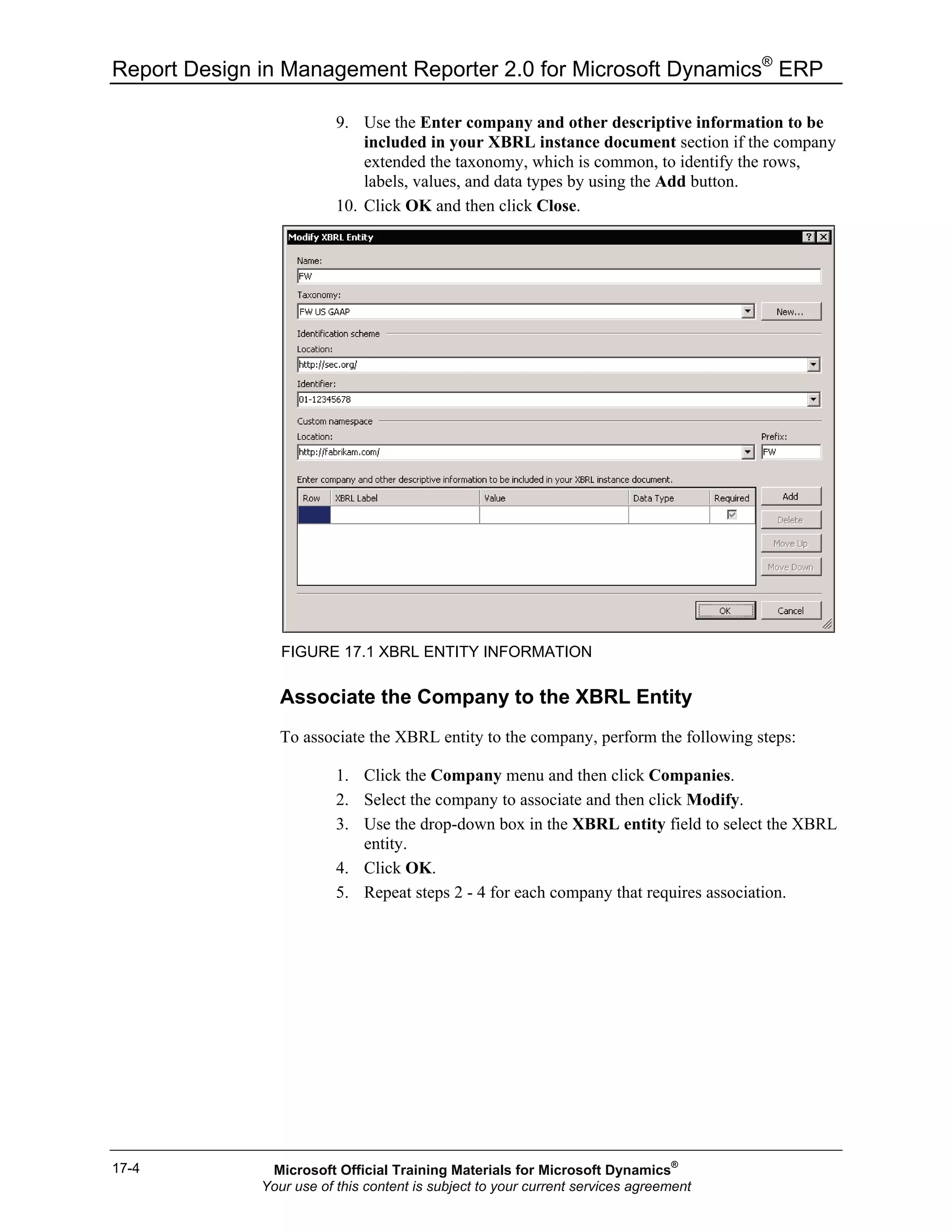 Mr20 enus 17-Report Design in Management Reporter 2.0 for Microsoft Dynamics® ERP | PDF