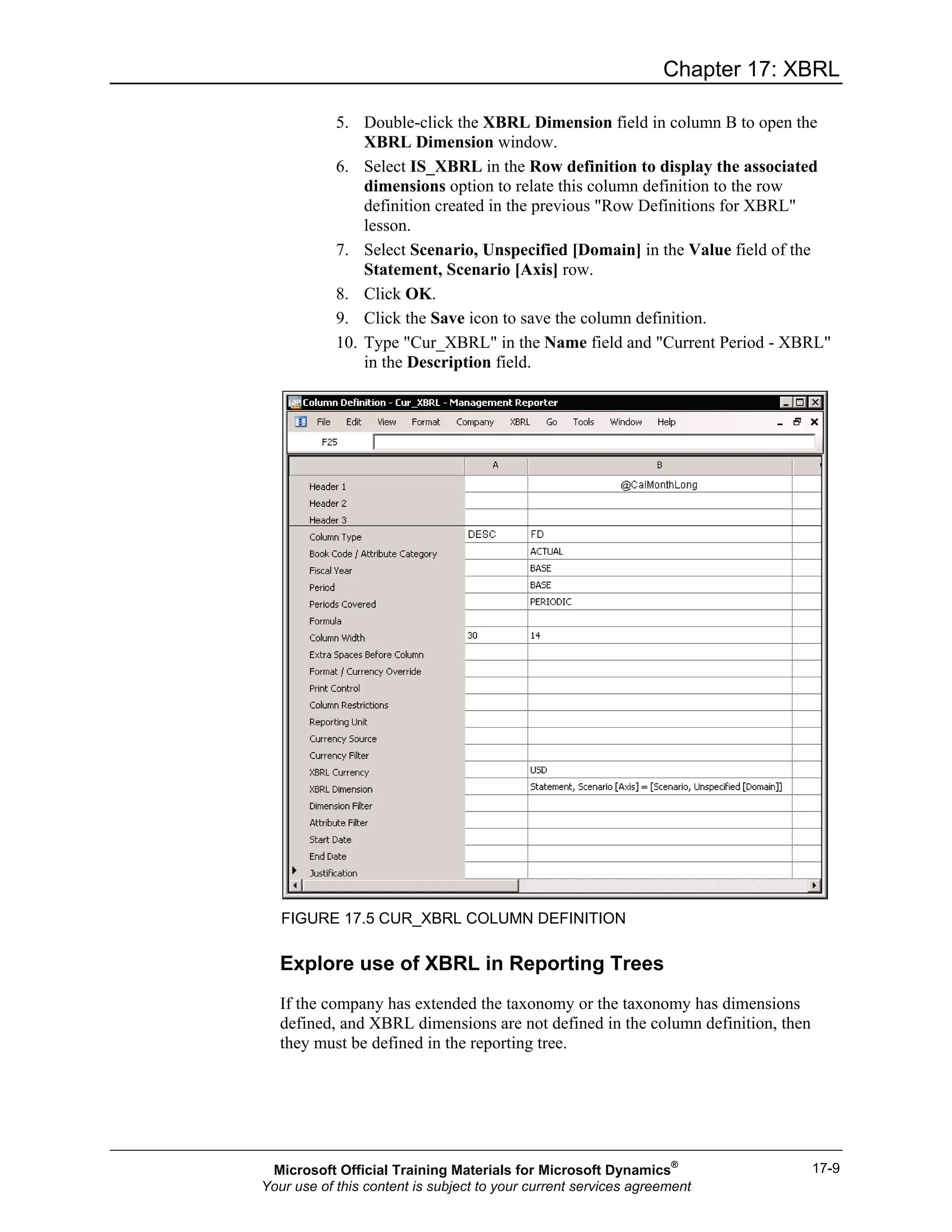 Mr20 enus 17-Report Design in Management Reporter 2.0 for Microsoft Dynamics® ERP | PDF