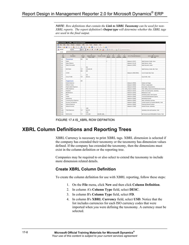 Mr20 enus 17-Report Design in Management Reporter 2.0 for Microsoft ...