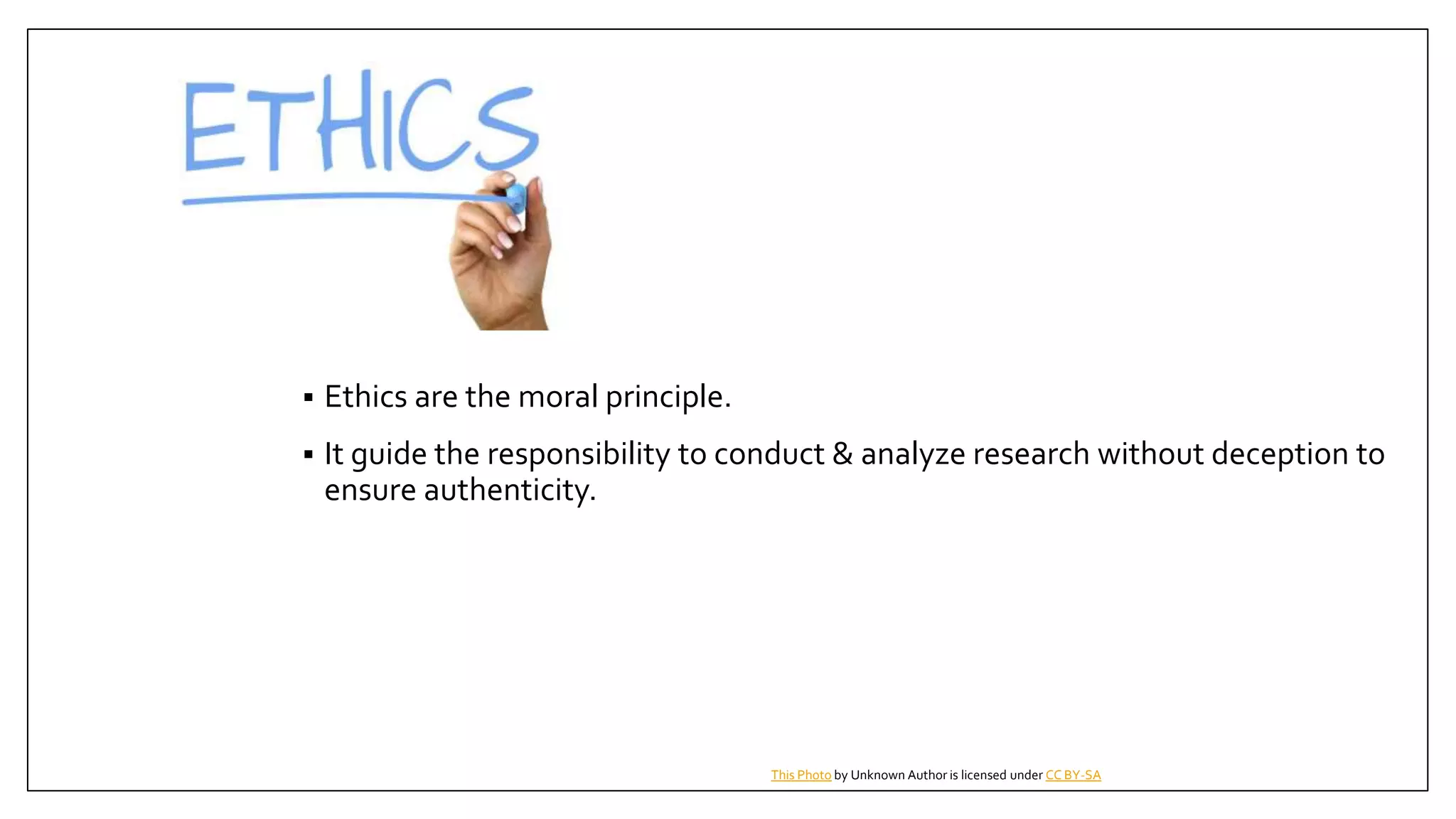 Ethics in marketing research | PPTX